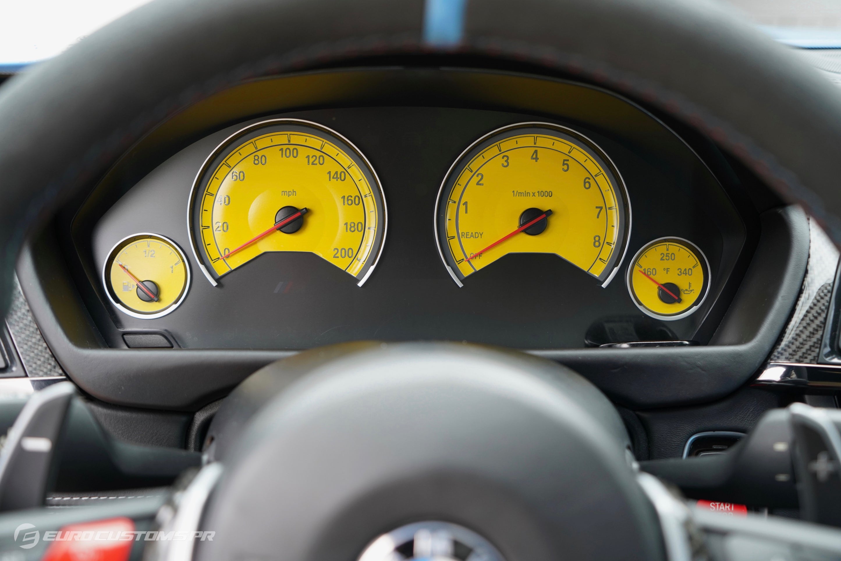 BMW F8x M3/M4 (MPH) - Cluster Overlays – EuroCustomsPR
