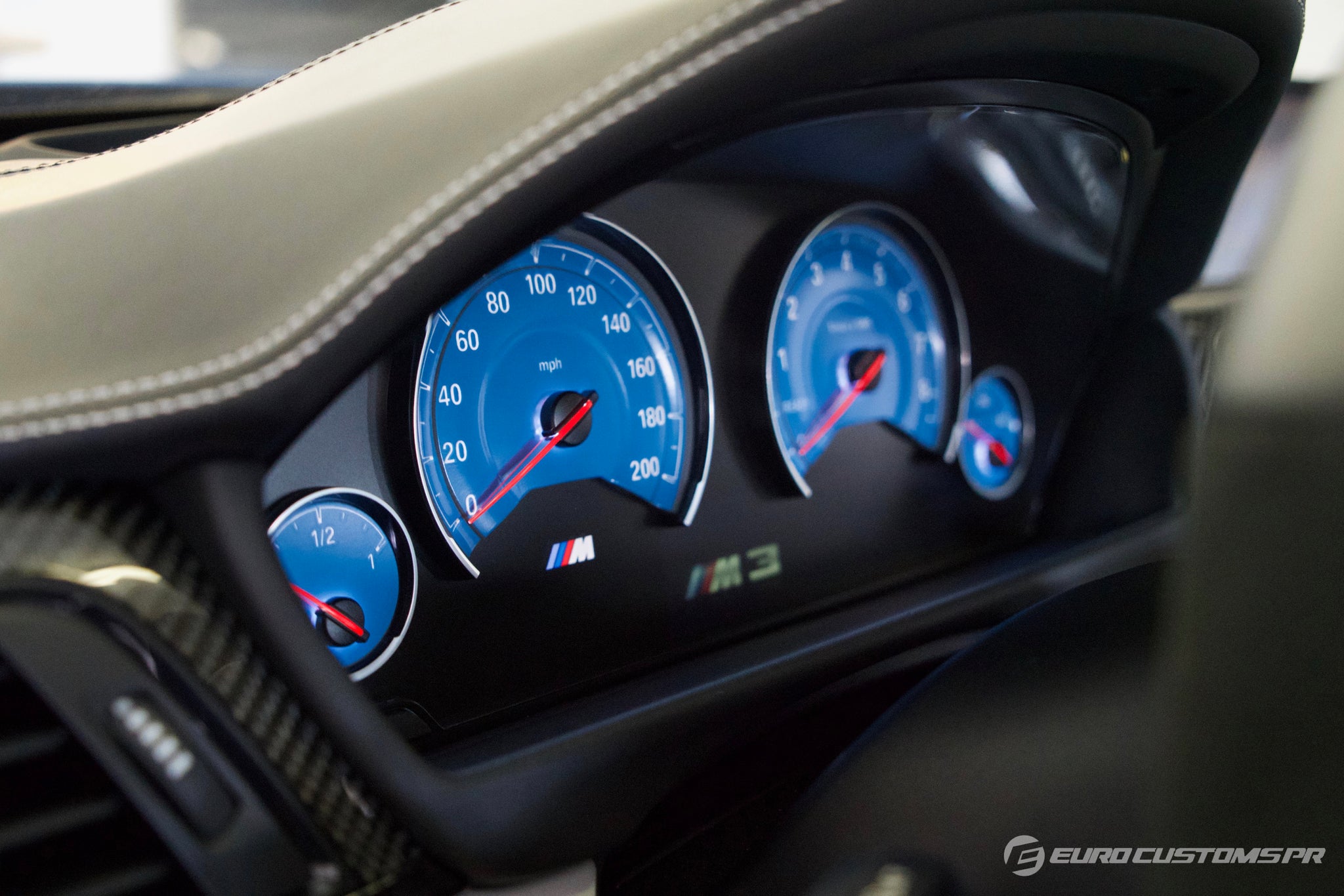 BMW F8x M3/M4 (MPH) - Cluster Overlays – EuroCustomsPR